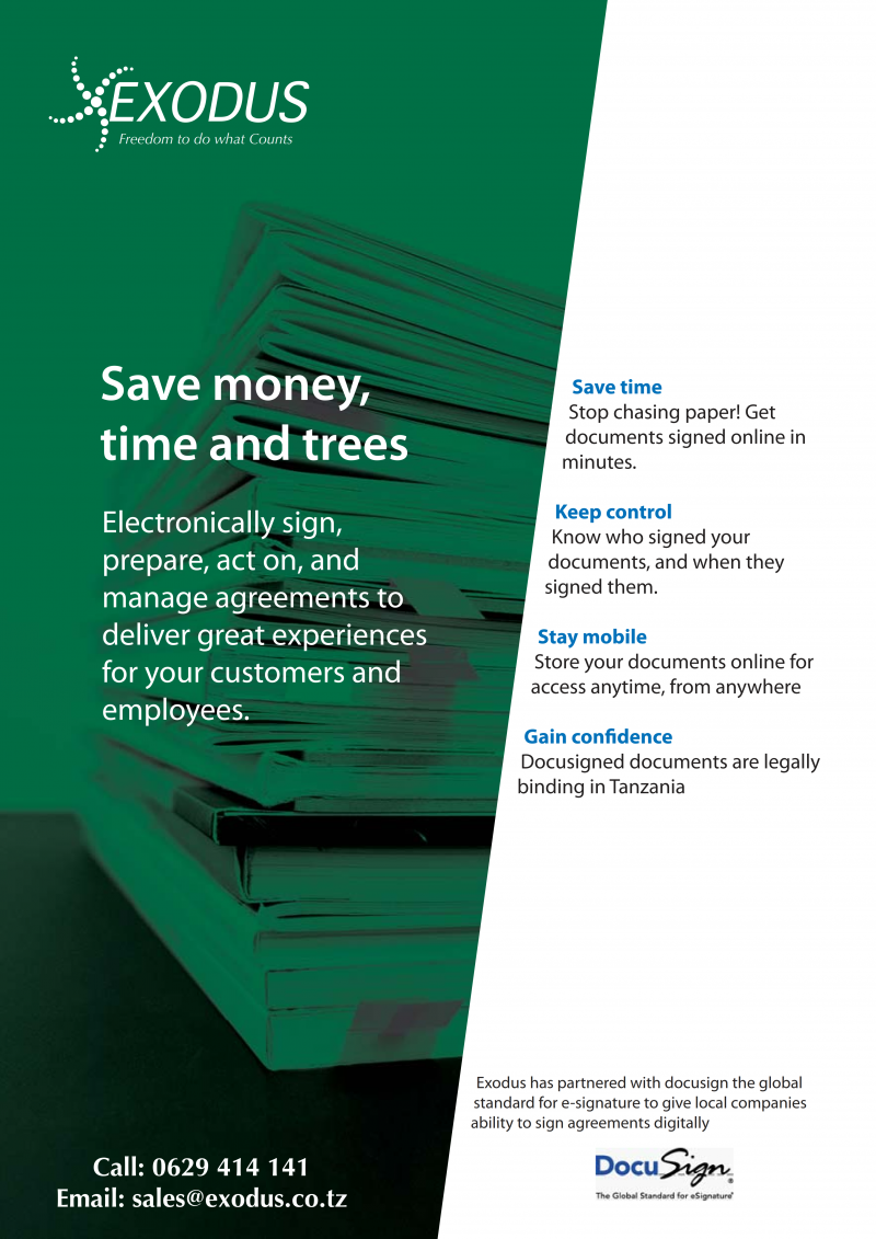 Exodus has partnered with Docusign to bring esignature solution to ...